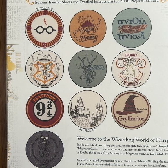 Warner Bros. | Other | Harry Potter Embroidery Project With Different ...